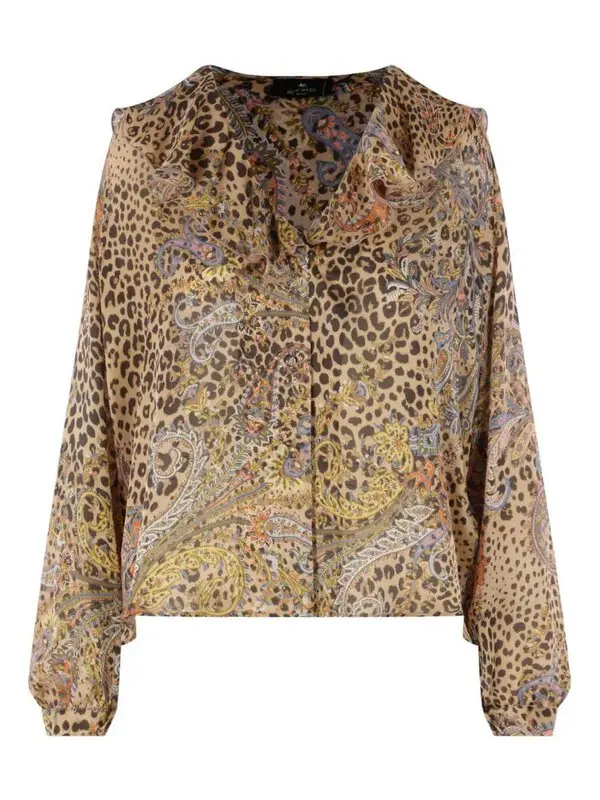 Etro Printed Silk Shirt