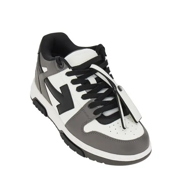 Off-White Out Of Office Leather Sneakers - Gray
