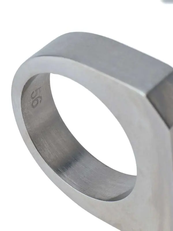 Rick Owens Brushed Ring - Silver