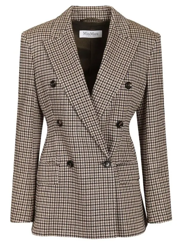 Max Mara Double-breasted Blazer - Multicolor