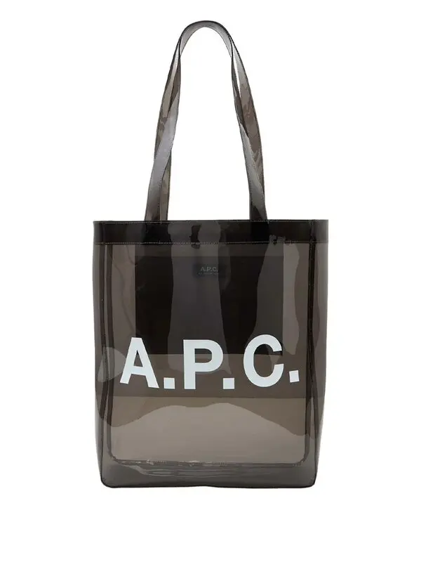 A.p.c. Lou Transparent Tote Bag - Gray