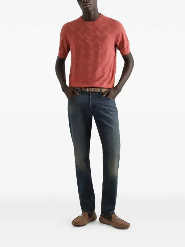 Dolce & Gabbana Jeans With Logo Plaque