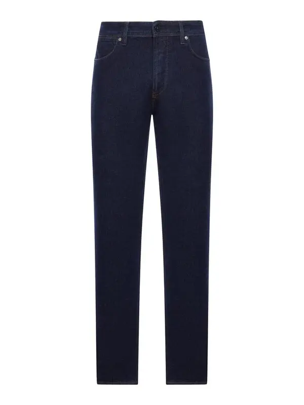 Stone Island Compass Logo Slim Jeans - Blue