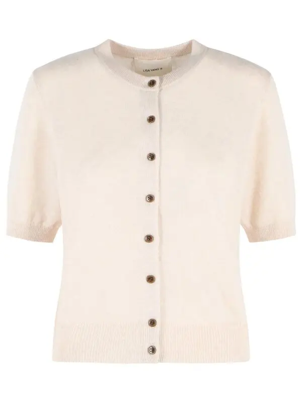 LISA YANG Marene' Cashmere Cardigan - Cream