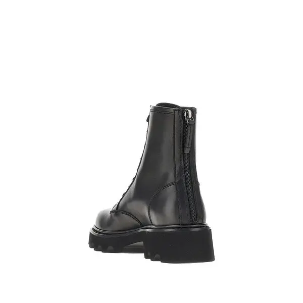 ROGER VIVIER Leather Viv' Rangers Truck Boots - Black