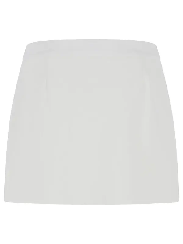 COURREGES Wool Blend Miniskirt