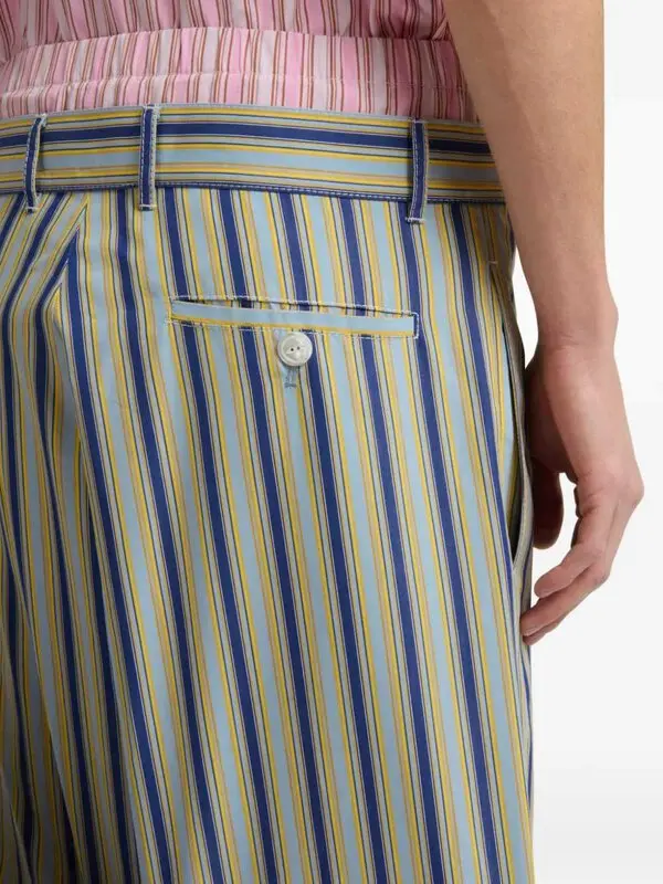 Marni Striped Wide-leg Pants