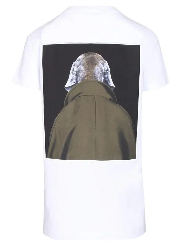 Max Mara Jersey T-shirt With Iconic Print - White