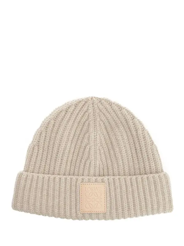 Loewe Cashmere Hat - Cream