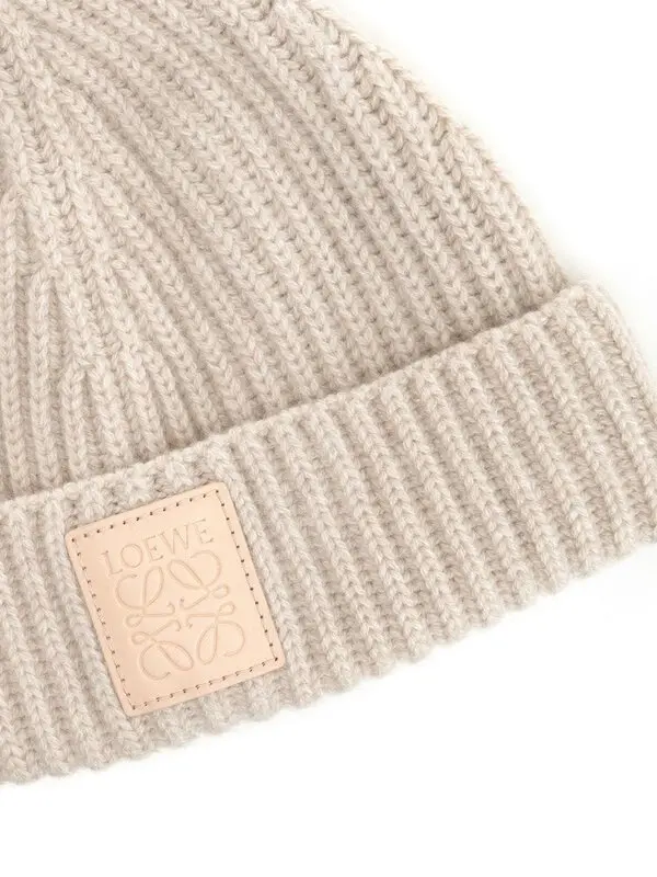 Loewe Cashmere Beanie - Cream