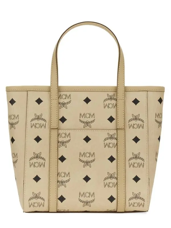 Mcm Borsa Shopper Toni Mini - Cream