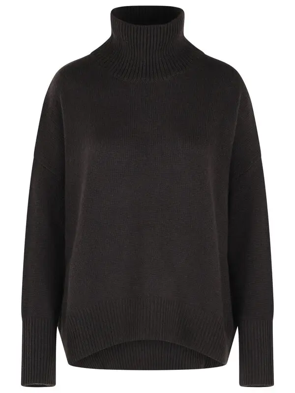 LISA YANG Heidi Cashmere Turtleneck Sweater - Brown