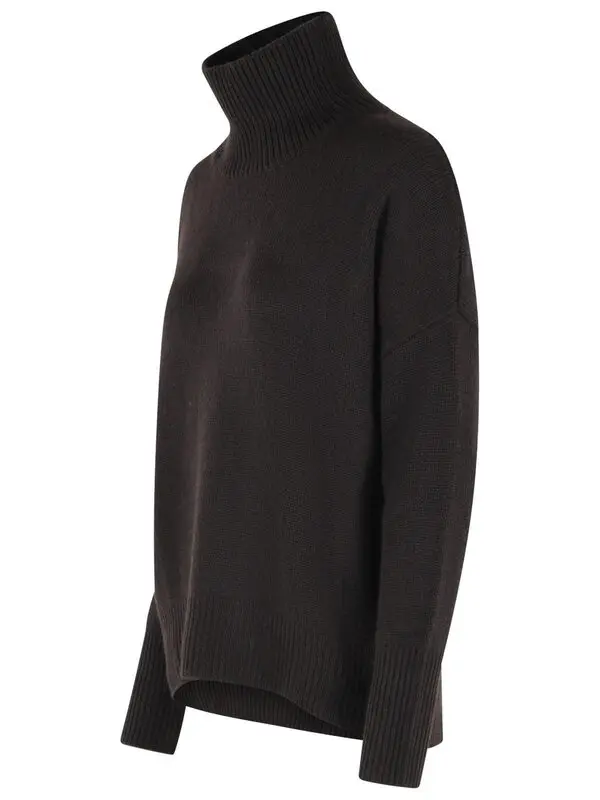 LISA YANG Heidi Cashmere Turtleneck Sweater - Brown
