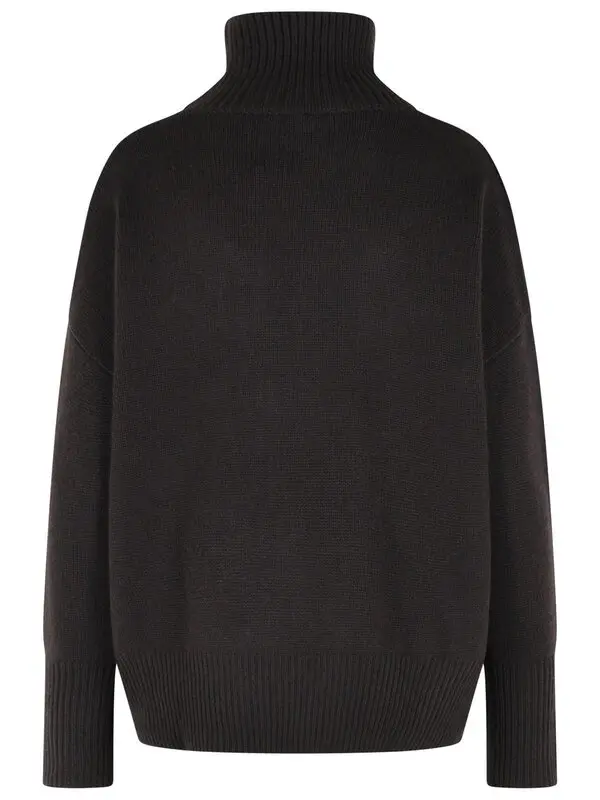 LISA YANG Heidi Cashmere Turtleneck Sweater - Brown