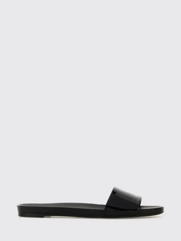 Prada Leather Slippers - Black