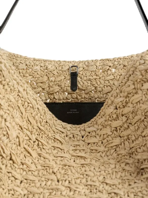TOTEME Rafia Belted Tote Bag