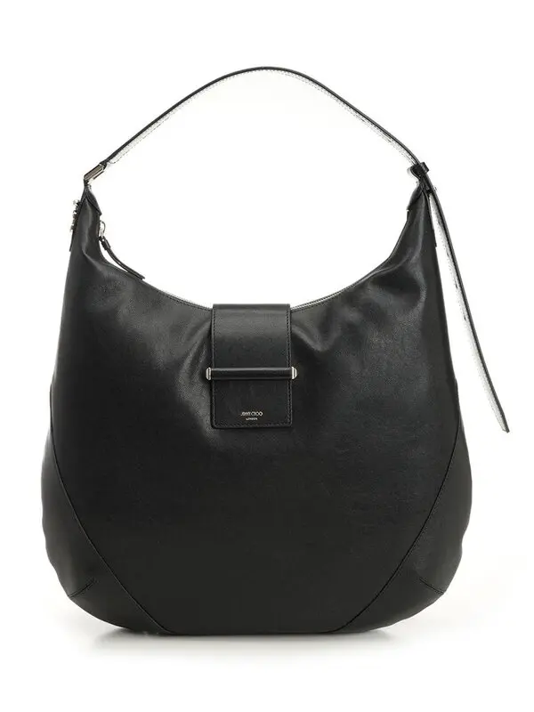 JIMMY CHOO Medium Bar Hobo Bag - Black