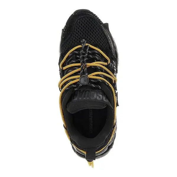 Dsquared2 Suede Leather And Mesh Faster Sneakers