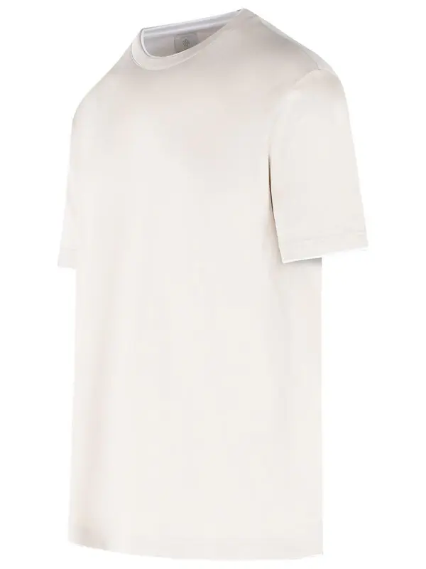 Eleventy Beige Cotton T-shirt