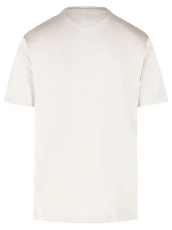 Eleventy Beige Cotton T-shirt - Cream