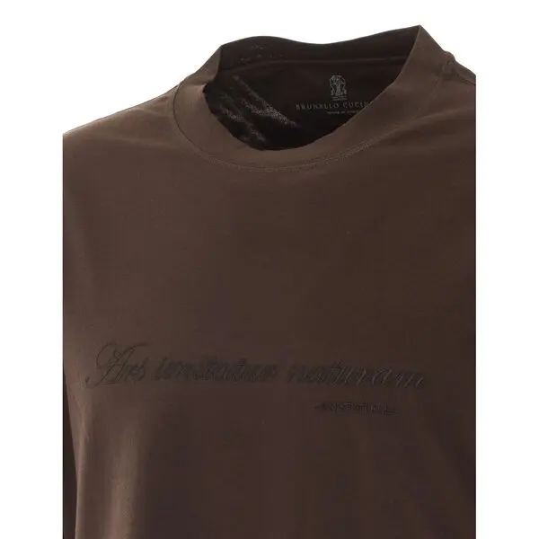 Brunello Cucinelli T-shirt With Embroidery