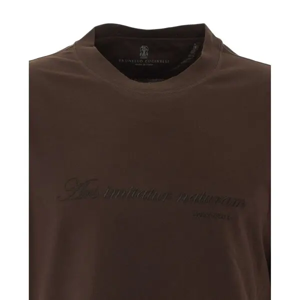 Brunello Cucinelli T-shirt With Embroidery