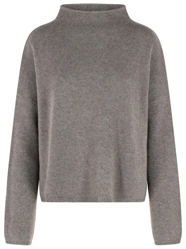 LISA YANG Sandy' Truffle Beige Cashmere Turtleneck Sweater - Cream
