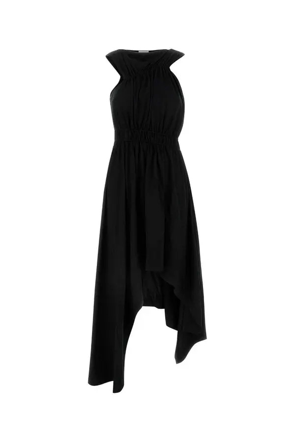 Alexander McQueen Cotton Jersey Dress - Black