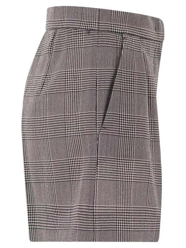 Max Mara Prince Of Wales Tailored Shorts - Multicolor