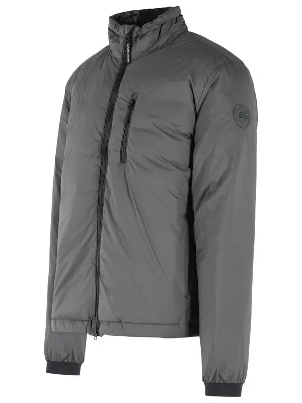 Canada Goose Lodge' Grey Polyamide Down Jacket