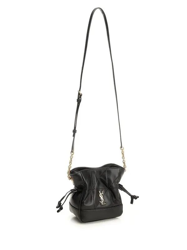 Saint Laurent Jamie Mini Shoulder Clutch - Black