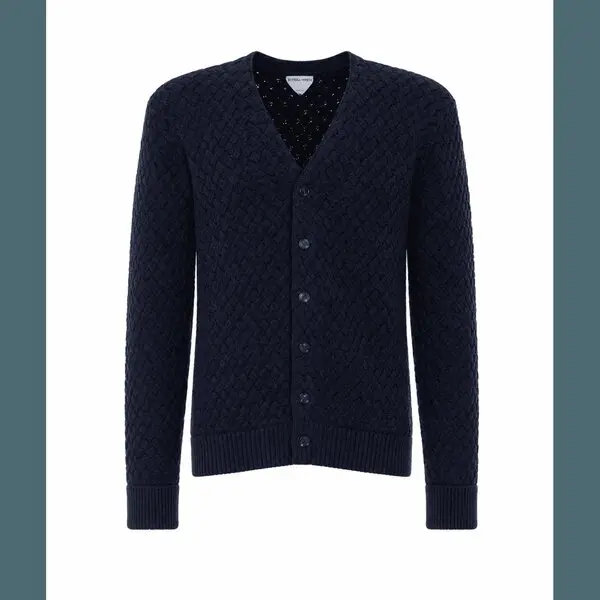 Bottega Veneta Knitted Cardigan - Blue