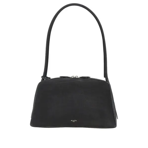 Alaïa Le Bouledogue' Nubuck Bag - Black