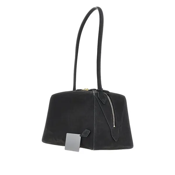 Alaïa Le Bouledogue' Nubuck Bag - Black