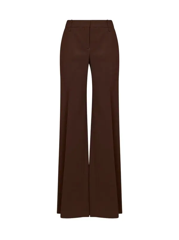 ERMANO SCERVINO Ermanno Scervino Chestnut Interlock Bootcut Trousers