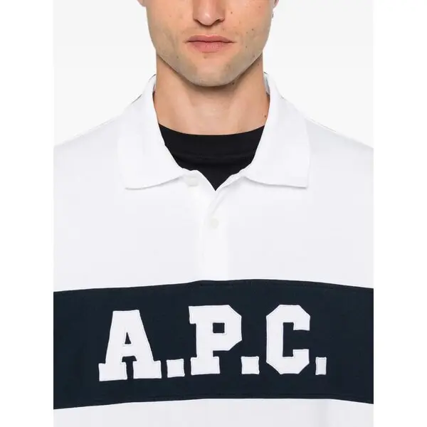 A.p.c. Polo Shirts - White