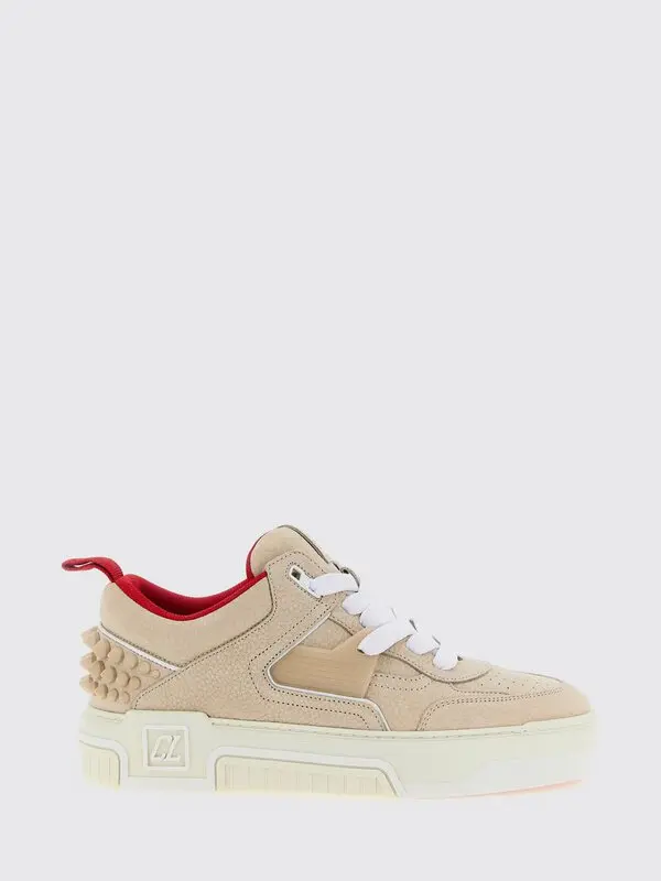 CHRISTIAN LOUBOUTIN Astroloubi Suede Sneakers With Studs