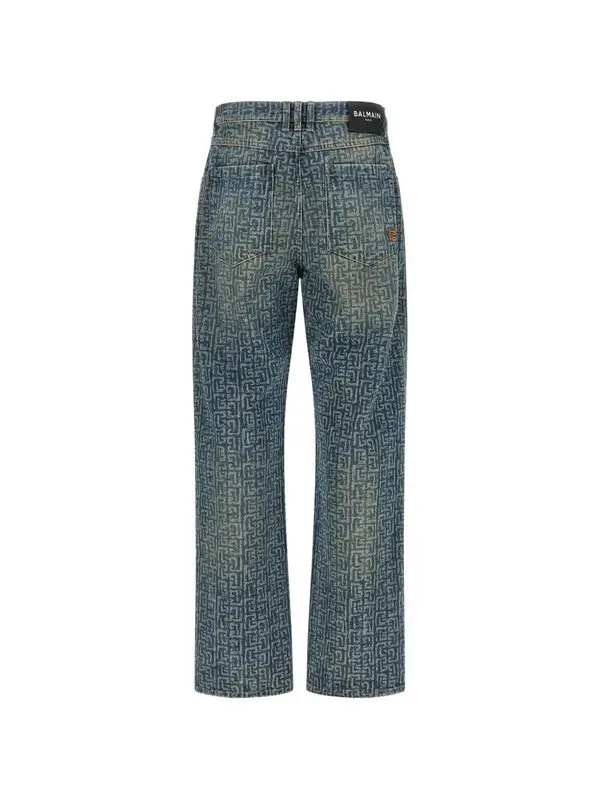 Balmain Faded-effect Jeans