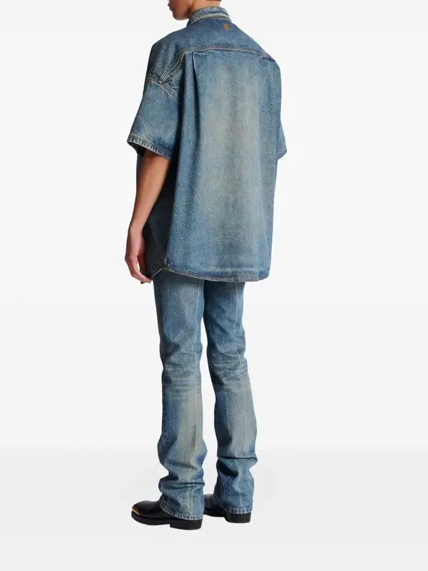 Balmain Short-sleeved Button-up Shirt