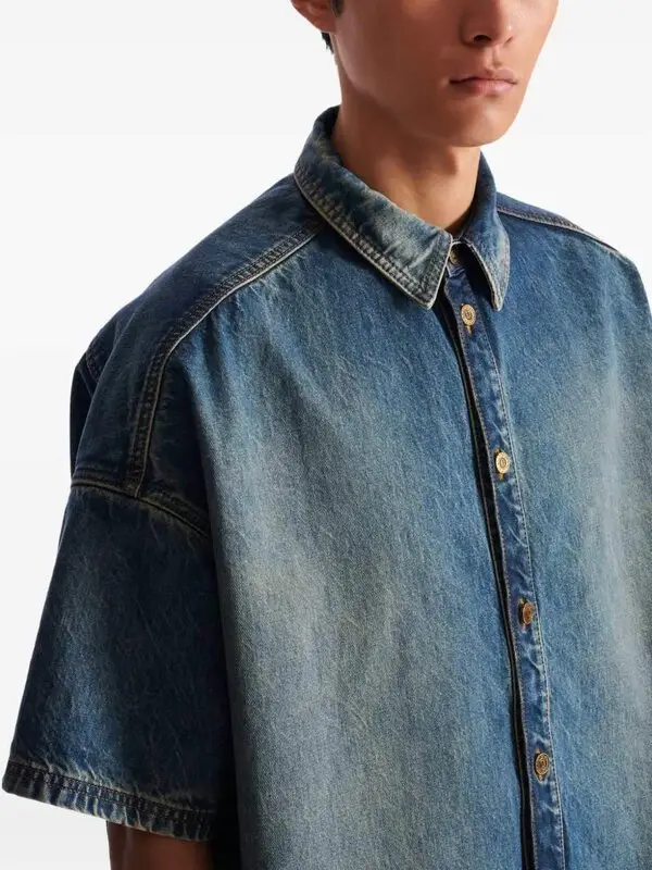 Balmain Short-sleeved Button-up Shirt