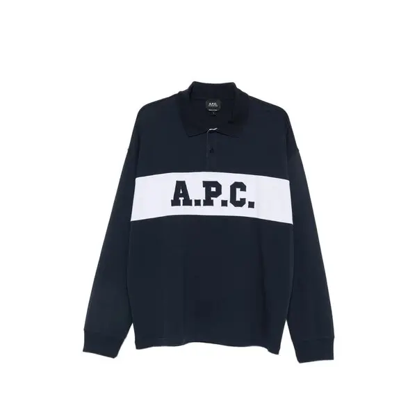 A.p.c. Polo Shirts - Blue