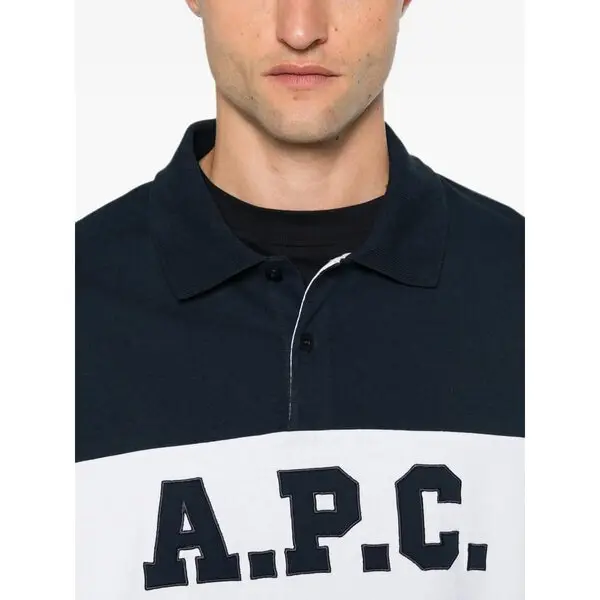 A.p.c. Polo Shirts - Blue