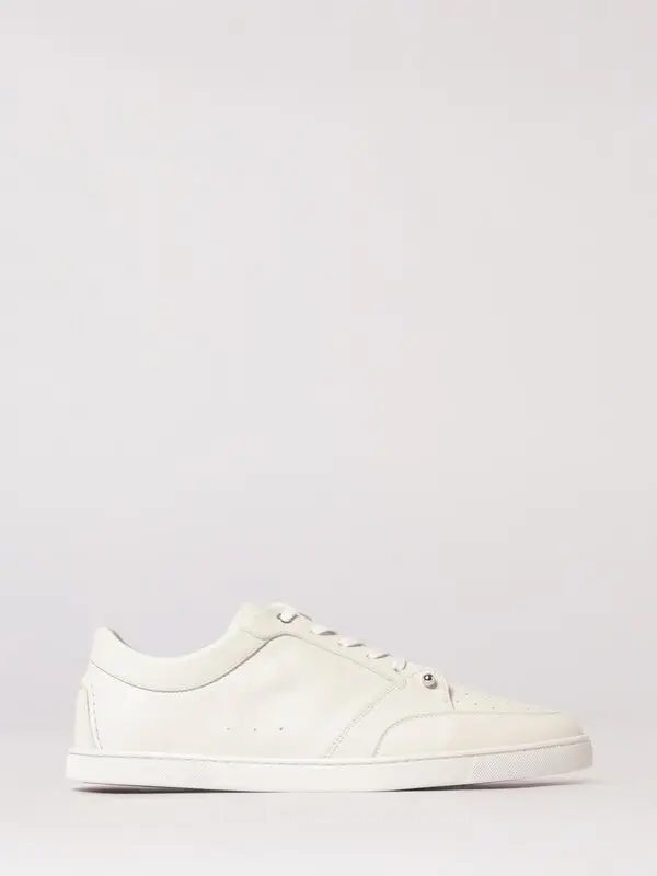 CHRISTIAN LOUBOUTIN Chambelisneak Calf Leather Sneakers - White