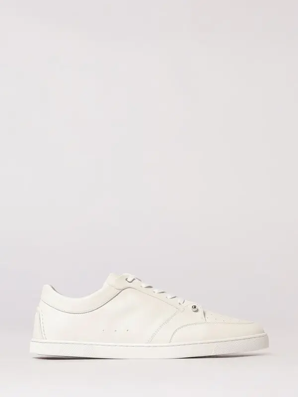 CHRISTIAN LOUBOUTIN Chambelisneak Calf Leather Sneakers - Off-white