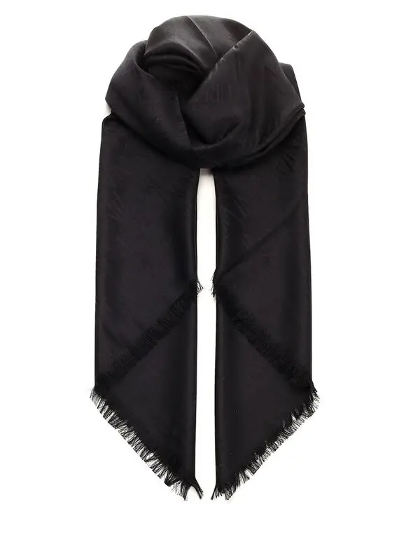 Saint Laurent Monogram Jacquard Scarf