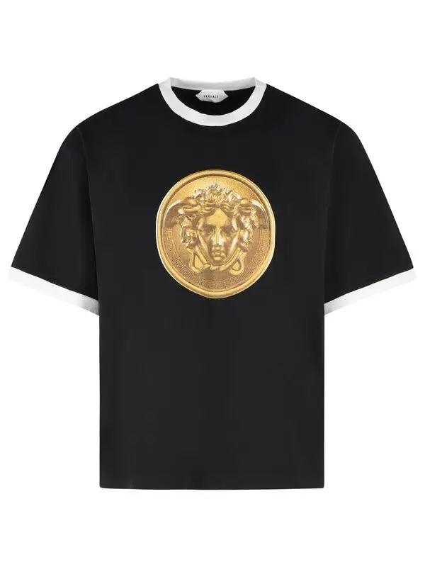 Versace Medusa' Cotton T-shirt