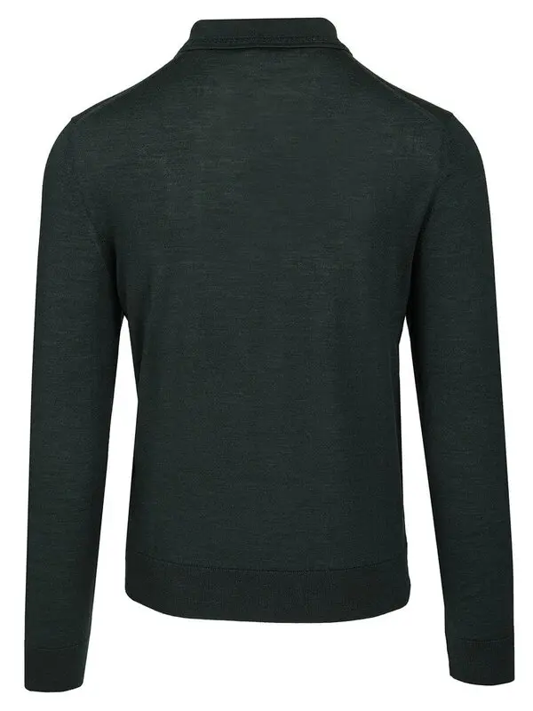 Etro Wool And Silk Polo Shirt