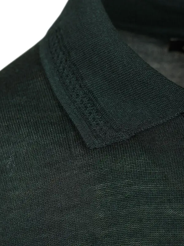 Etro Wool And Silk Polo Shirt