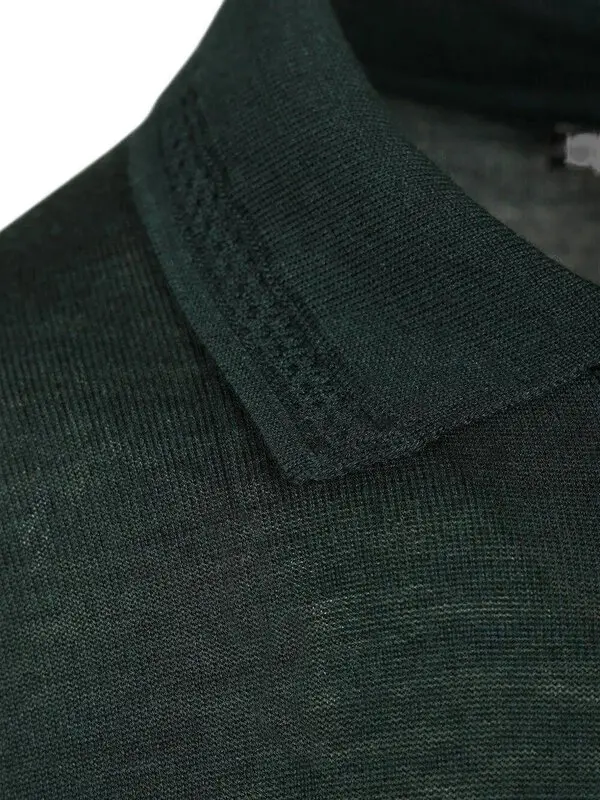 Etro Wool And Silk Polo Shirt
