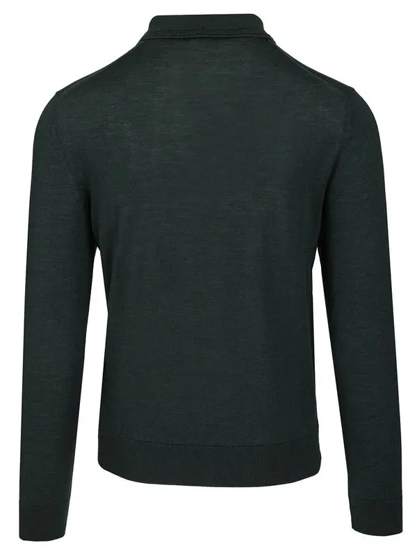 Etro Wool And Silk Polo Shirt